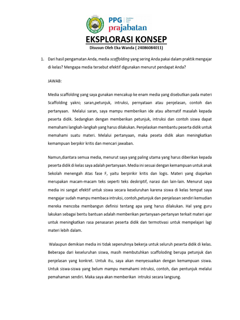 EKSPLORASI KONSEP Topik 5 | PDF