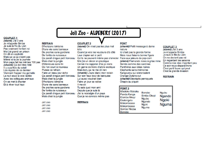 texte-joli-zoo-2 | PDF