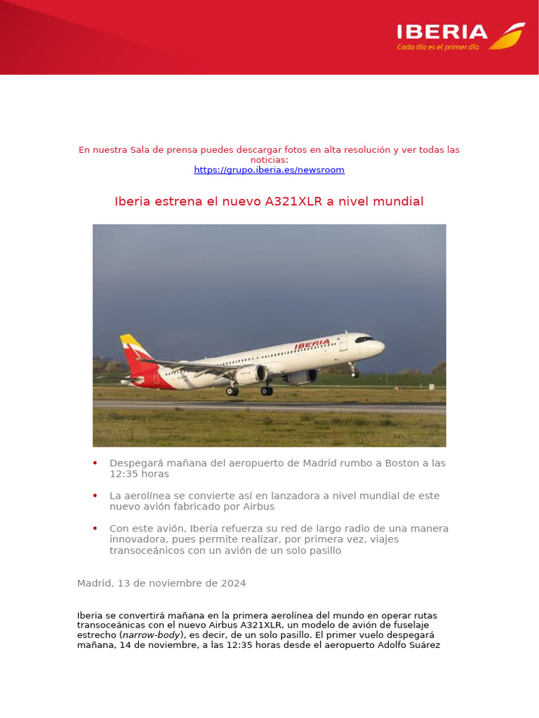 A321XLR | PDF | Avión | aerolíneas