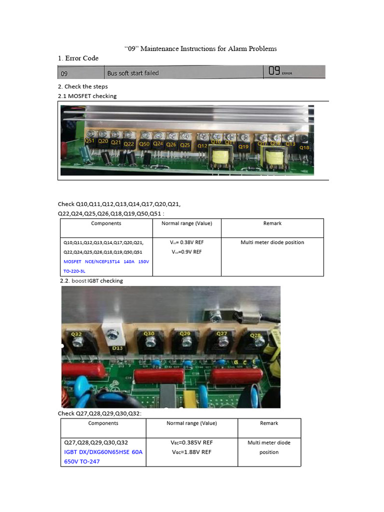 Anern EVO 09 Code Erro (6.2K) | PDF