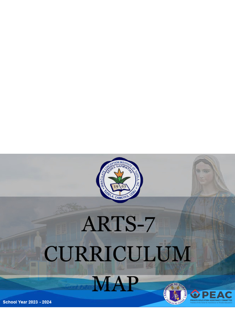 Curriculum Map ARTS 7 | PDF | Learning | Curriculum