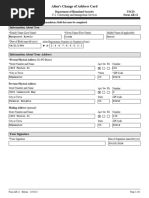EOIR Change of Address Form Instructions | PDF | Federal Government Of ...