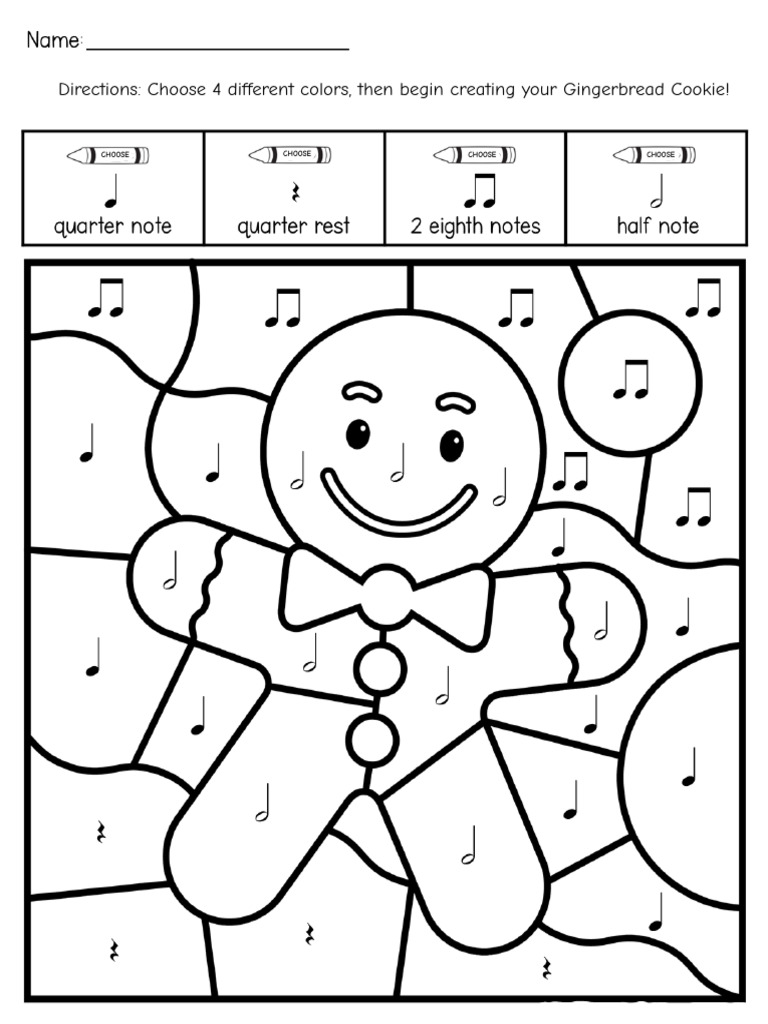 Rhythm Gingerbread Cookie | PDF