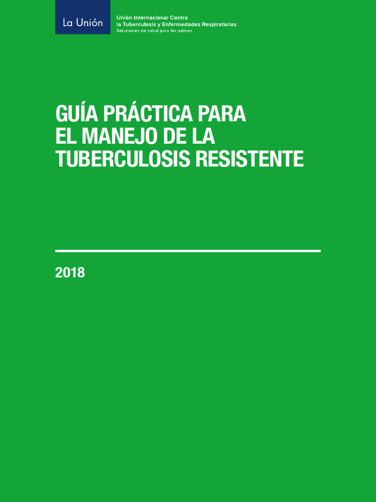 Manual de Tuberculosis Resistente | PDF | Tuberculosis | Diagnostico medico