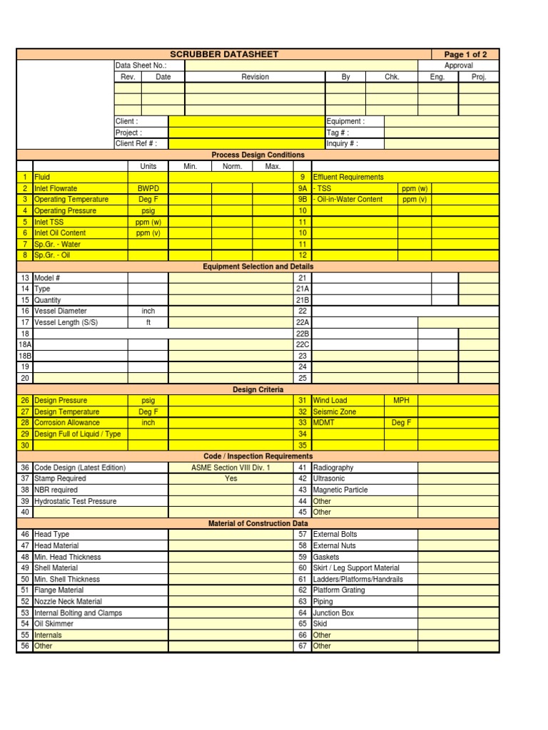 Scrubber Datasheet | PDF