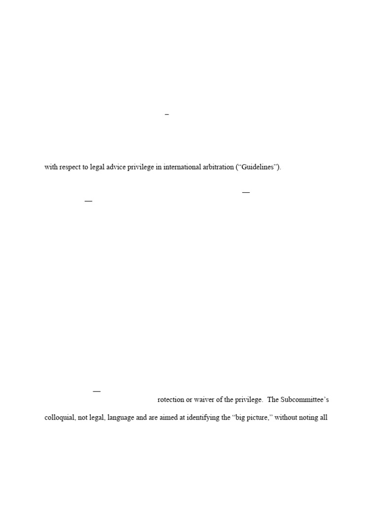 Guidelines on Legal Advice Privilege | PDF | Lawyer | Discovery (Law)