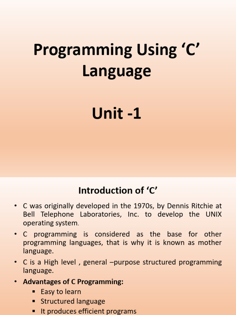 Introduction to C Programming Basics | PDF | Data Type | Integer (Computer Science)