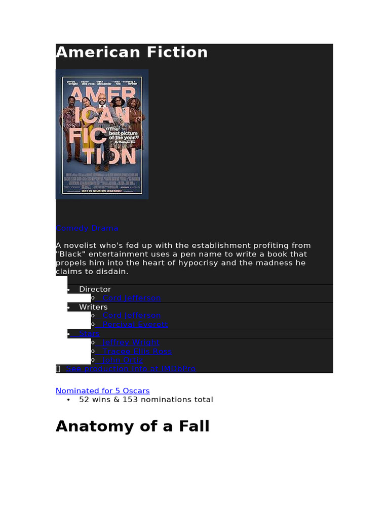 PROJECT ALP INTERMEDIATE 05 | PDF | Martin Scorsese