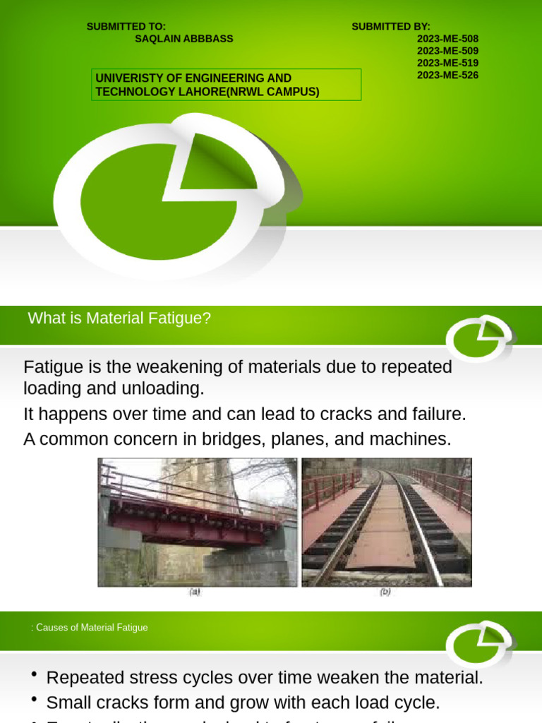 Ppt Fatigue Sufyan | PDF | Fatigue (Material) | Fracture