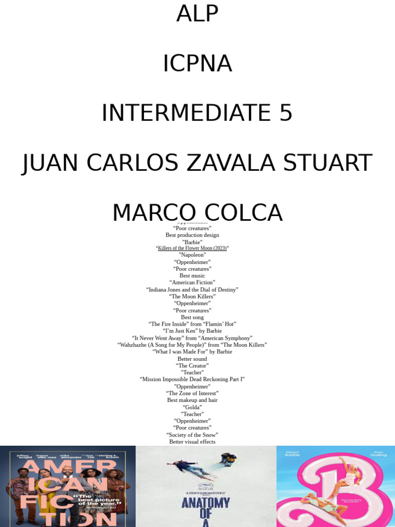 Alp Icpna Intermediate 5 | PDF