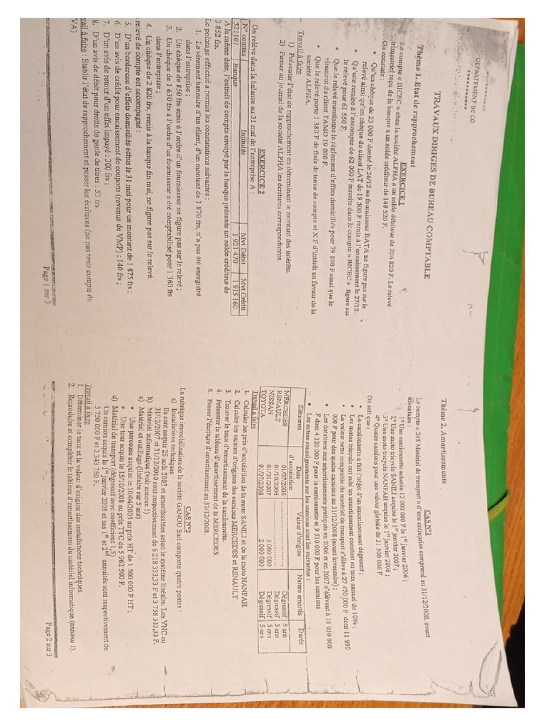 BTS2 Gestion TD 2024 | PDF