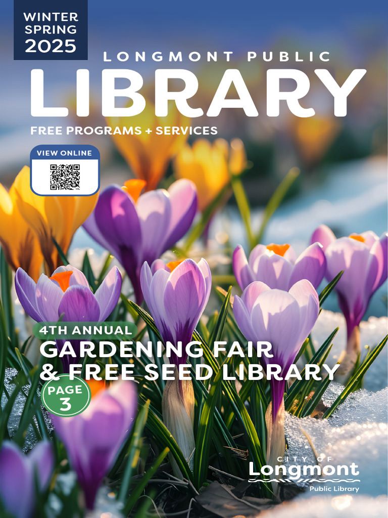 Digital Library Brochure Winter Spring 2025 | PDF | Books | Libraries