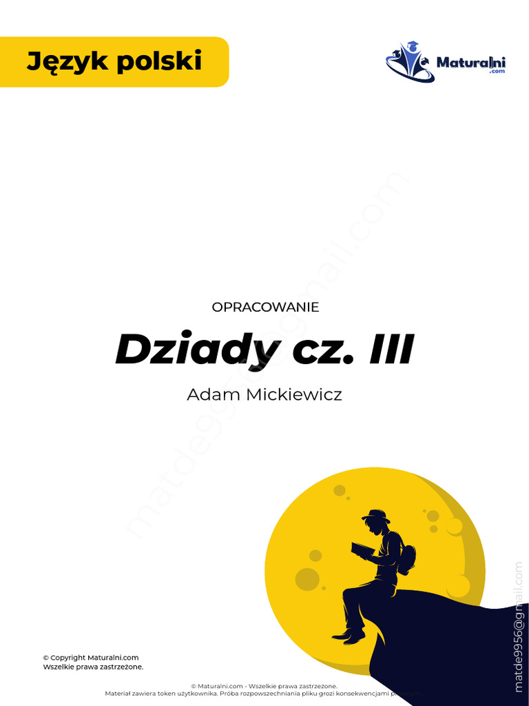 Dziady CZ III - Opracowanie | PDF
