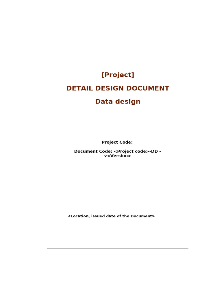 Template_Data Design | PDF | Computer File | Databases