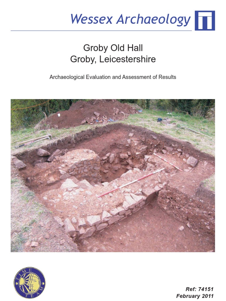 Time Team - Groby Hall, Leicestershire | PDF | Excavation (Archaeology ...