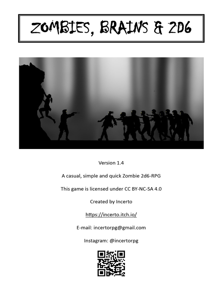 ZOMBIES, BRAINS & 2D6 1.4 | PDF