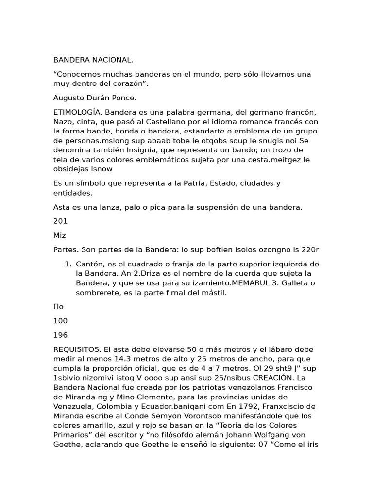 la bandera | PDF | Bandera | Amarillo