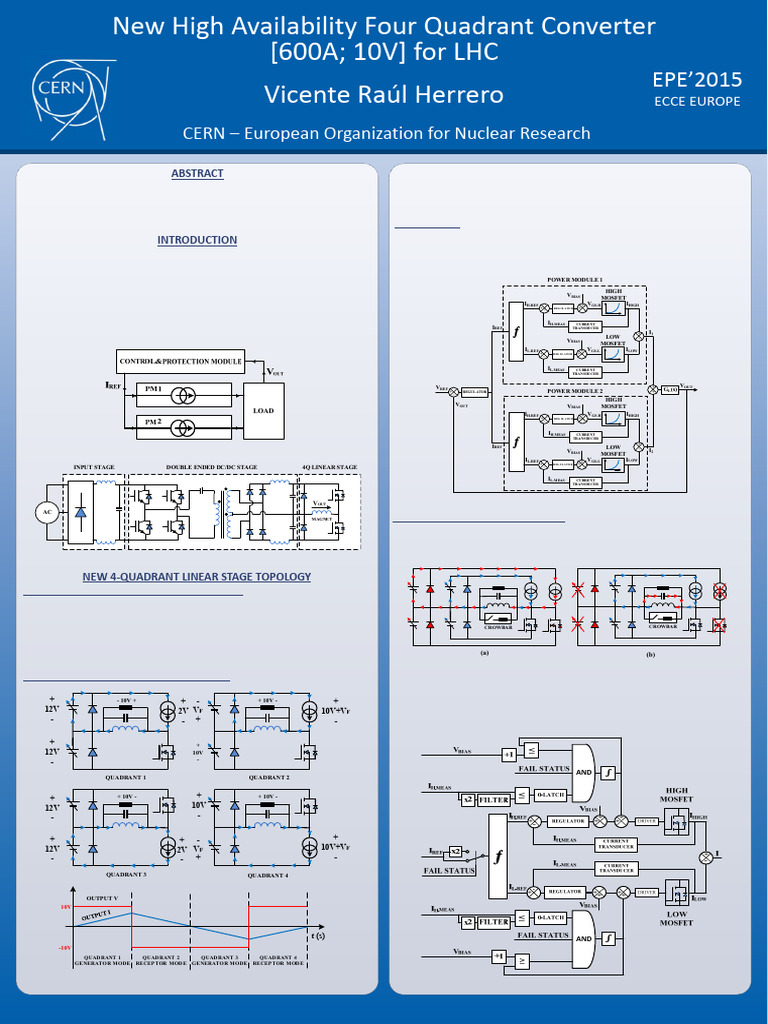New High Availability 4Q Converter 600A 10V For HL - LHC Poster | PDF ...