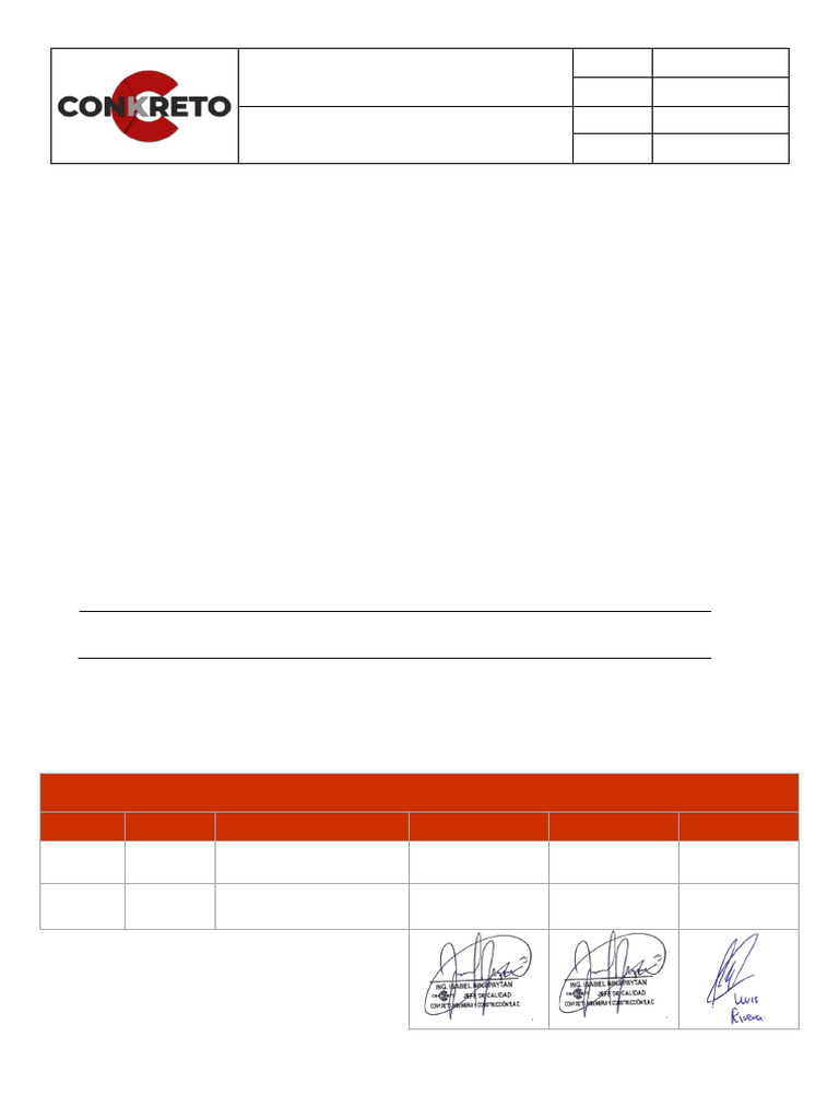Sig-pro-est-003 Vaciado de Concreto y Curado | PDF | Hormigón