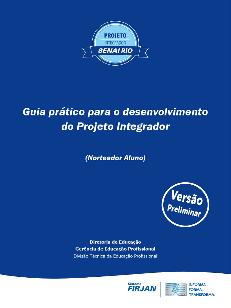 Guia Pratico Projetos Integradores - Aluno - 2 - PRONTO | PDF | Desperdício | Abstract (resumo)