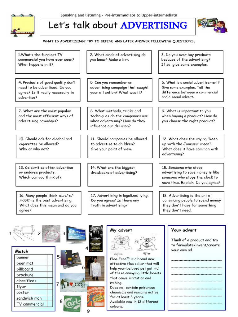 LET'S TALK ABOUT ADVERTISING | PDF | Advertising