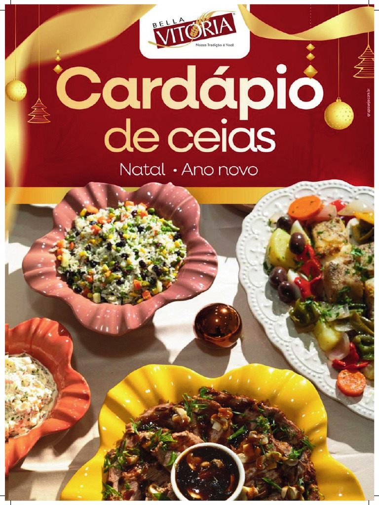 Cardapio Bella Vitoria Ceia 2024 | PDF | Vinhos | Chocolate
