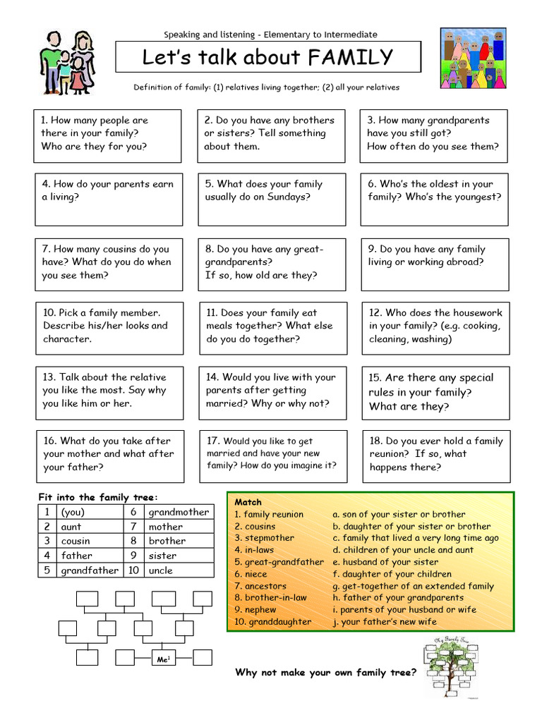 LET'S TALK ABOUT FAMILY | PDF | Social Institutions | Living Arrangements