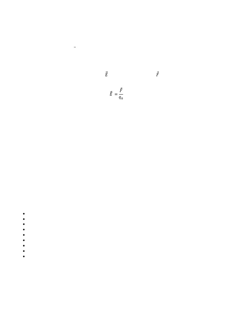 Understanding Electric Fields and Forces | PDF | Electric Field | Force