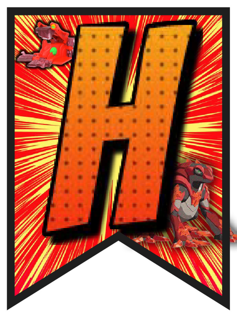 Bakugan Birthday Banner | PDF