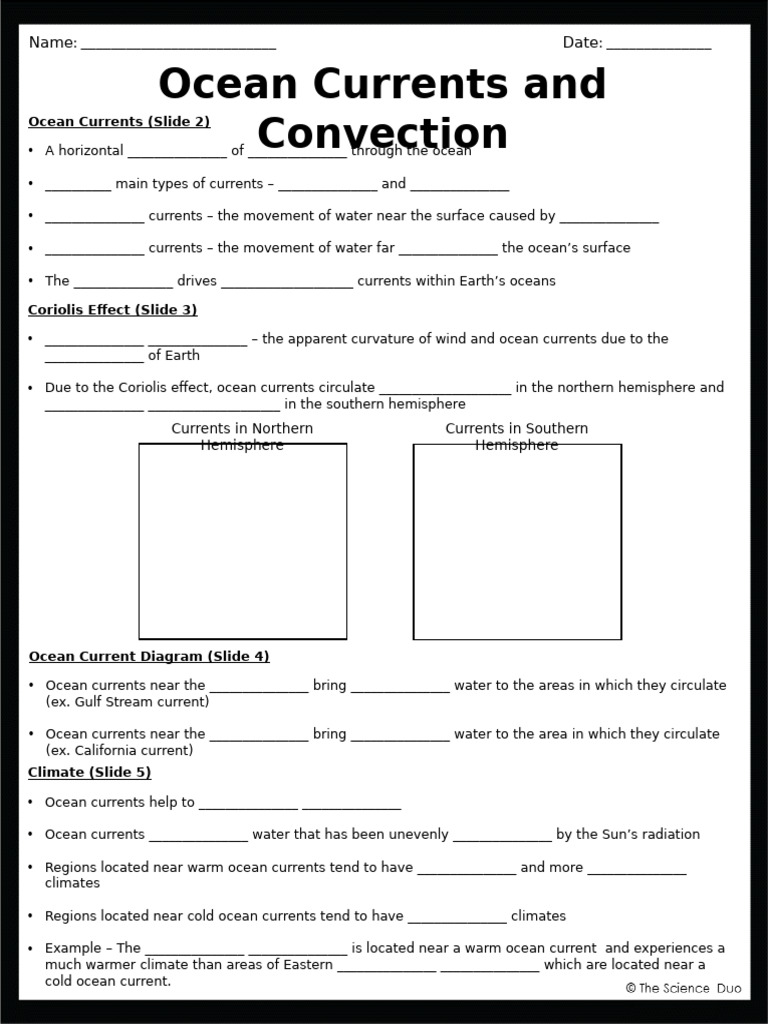 Understanding Ocean Currents and Convection | PDF | Oceans | Convection