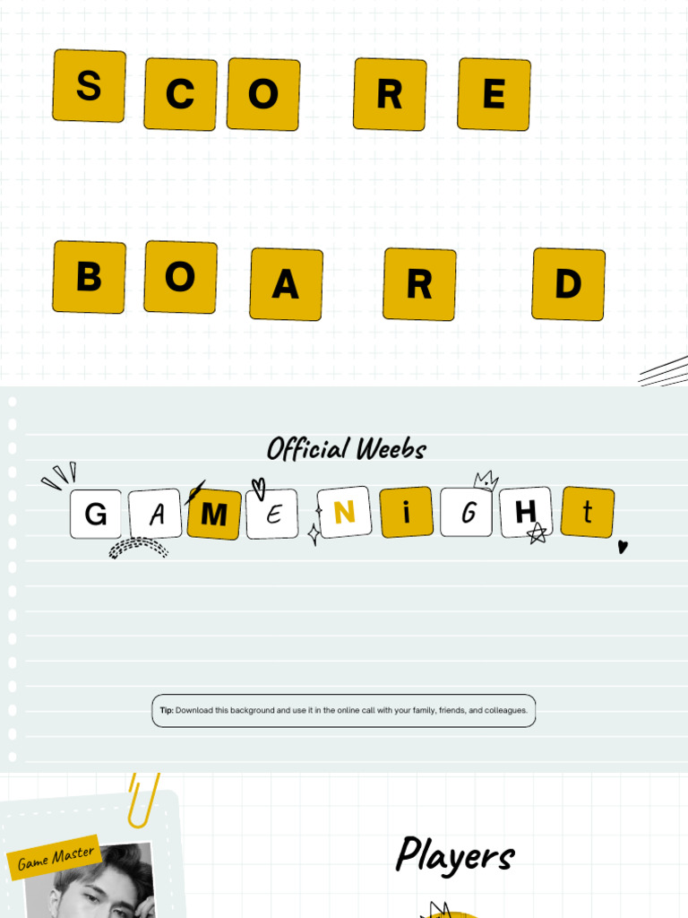 NAME SCOREBOARD | PDF