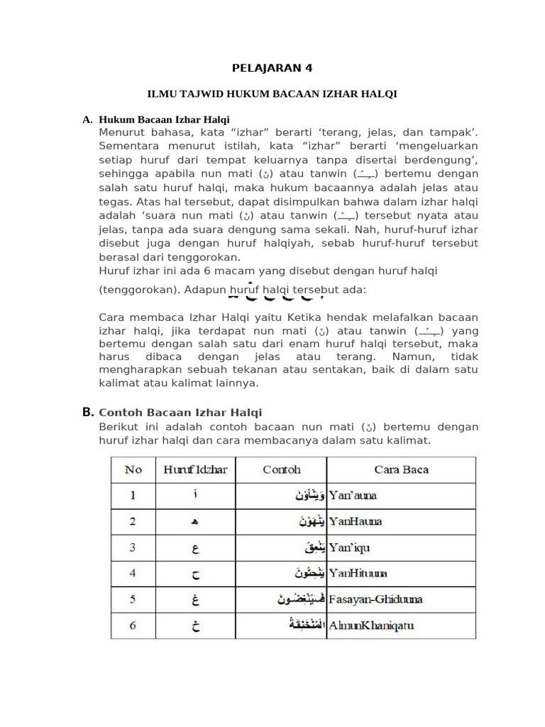 Izhar Halqi | PDF