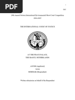 jessup applicant memorial | PDF | International Law | Jurisdiction