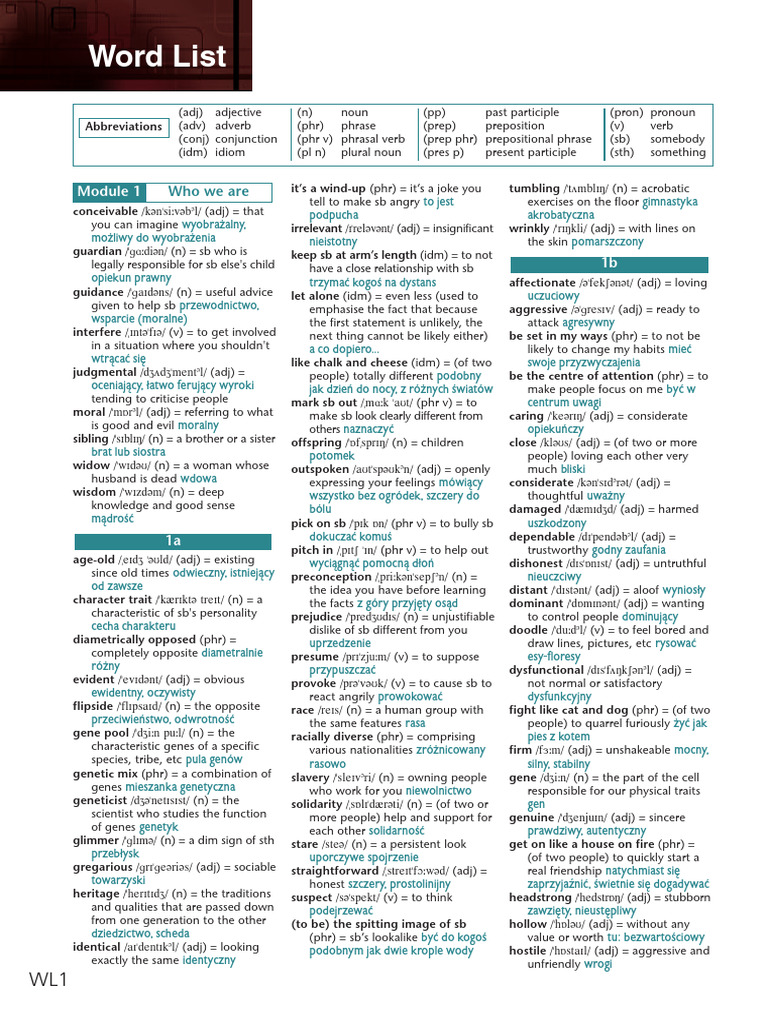 On Screen C1 Wordlist | PDF | Verb | Linguistics