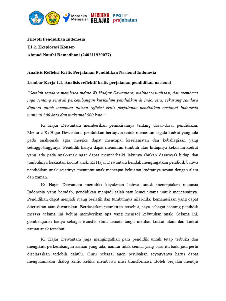 FPI - T1-2 Eksplorasi Konsep | PDF