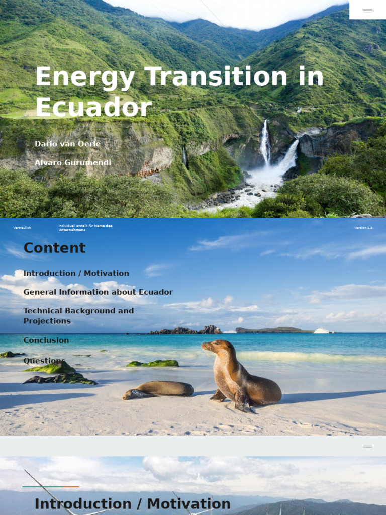 Ecuador Presentation | PDF