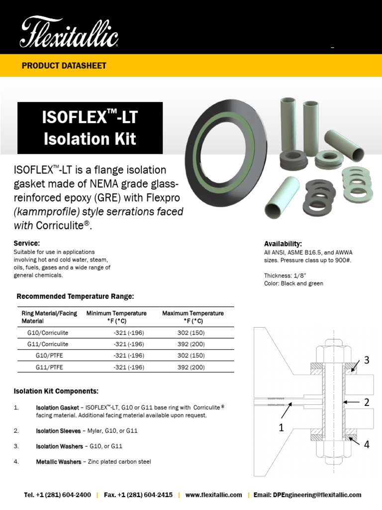 ISOFLEX LT Datasheet Rev 3 Dec 2022 | PDF | Materials Science ...