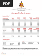 Fees Structure-2024 | PDF