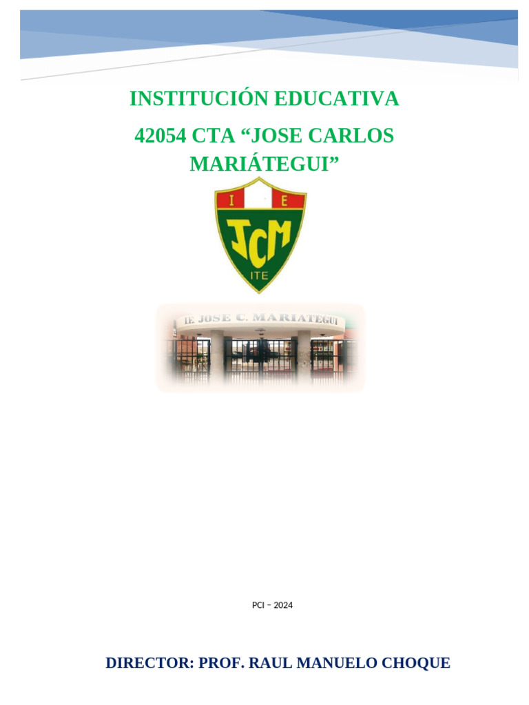 Pci - Ite 2024 | PDF | Aprendizaje | Maestros