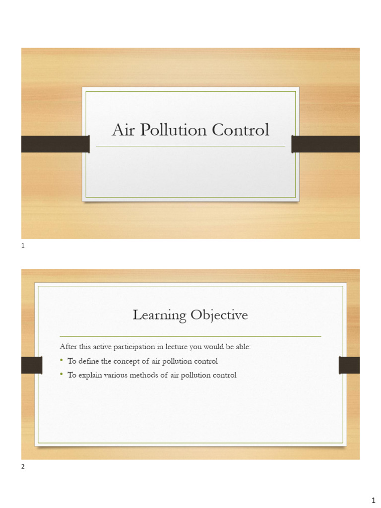 Air-Pollution-Control | PDF | Gases | Chemical Engineering