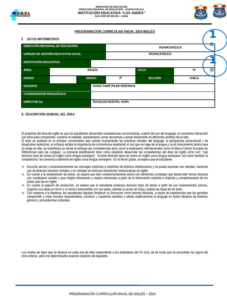 Z. - Programacion - 3ro A, B y 5to | PDF | Aprendizaje | Enseñando