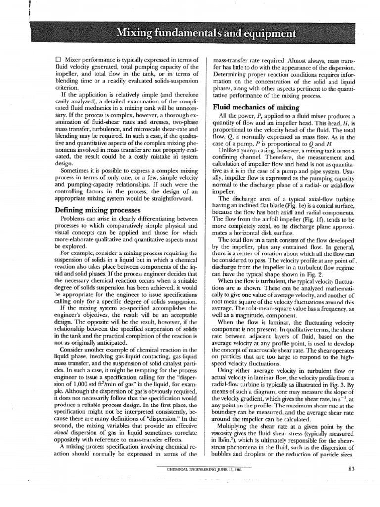 Mixing_fundamentals_1725154572 | PDF