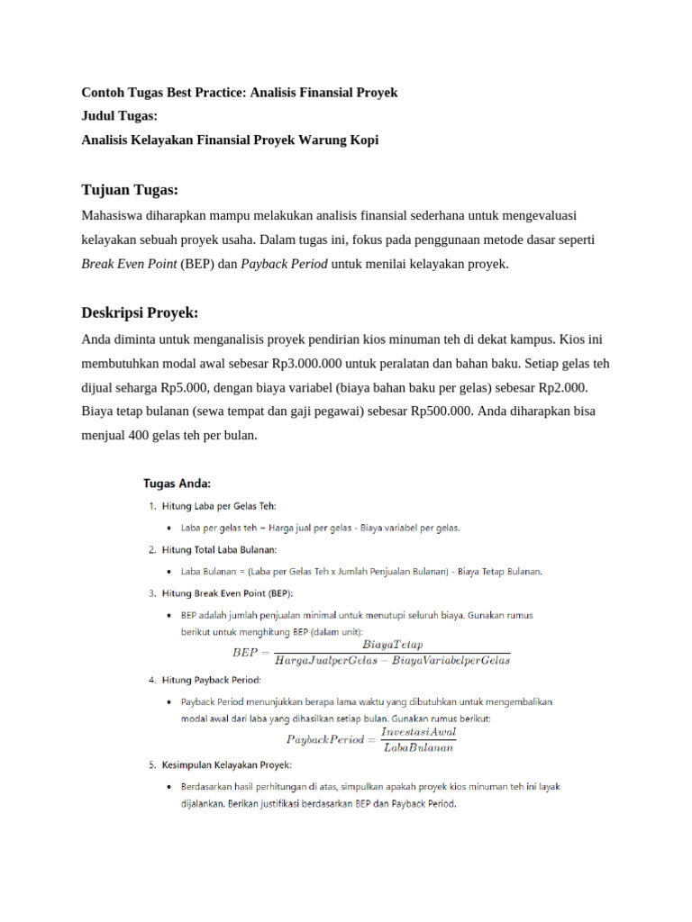 Contoh Tugas Best Practice | PDF