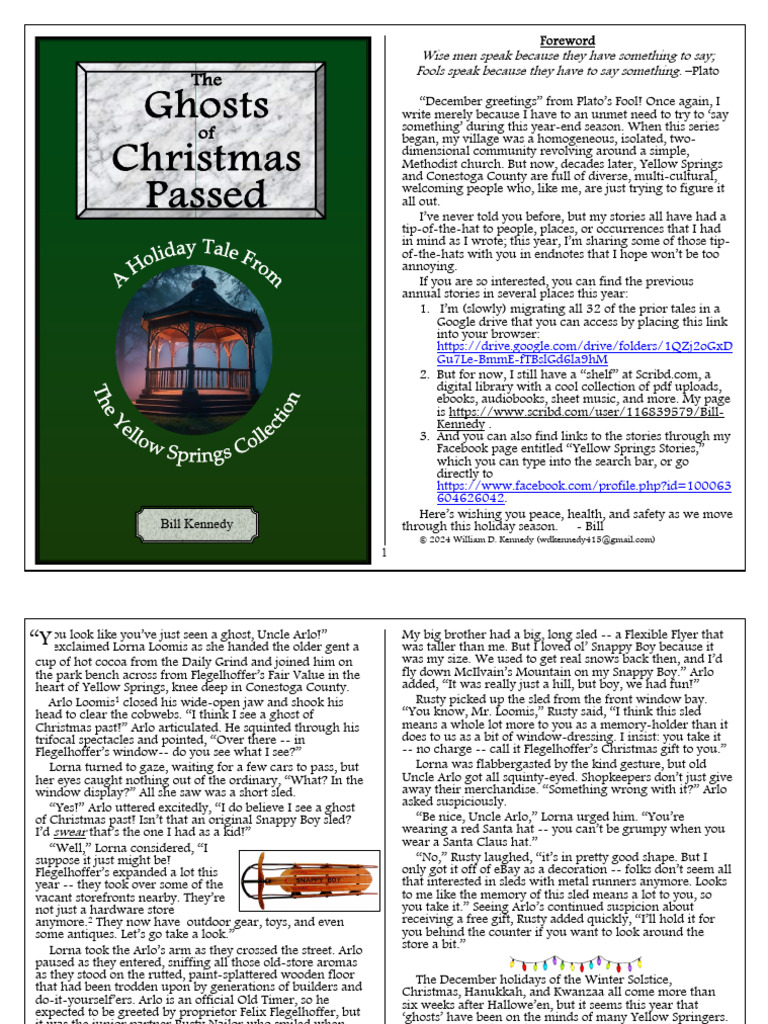 Yellow Springs Holiday Tales | PDF