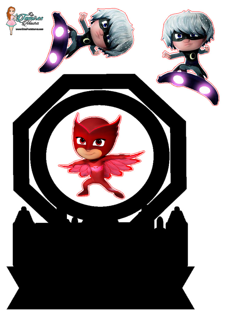 024 PJ Masks Parte 3 - Tamires Moura | PDF