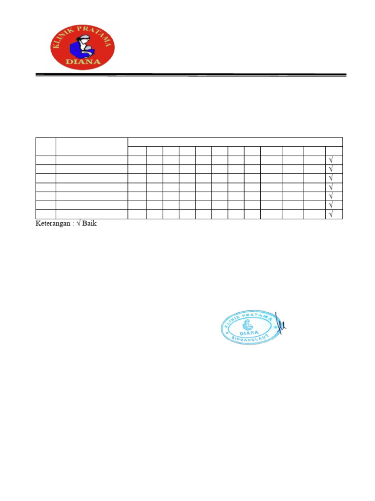 KARTU MONITORING FUNGSI APAR 1 | PDF