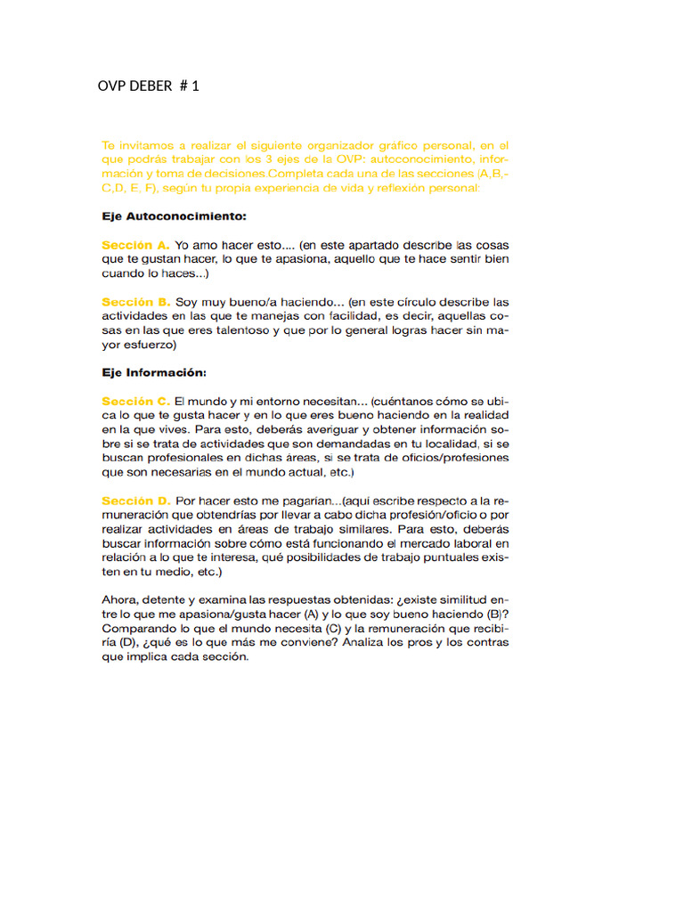 OVP DEBER 1 3ER TRIMESTRE | PDF