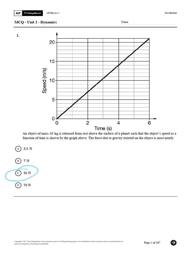 Assignment 1 Unit 2 Dynamics PDF | PDF | Force | Weight