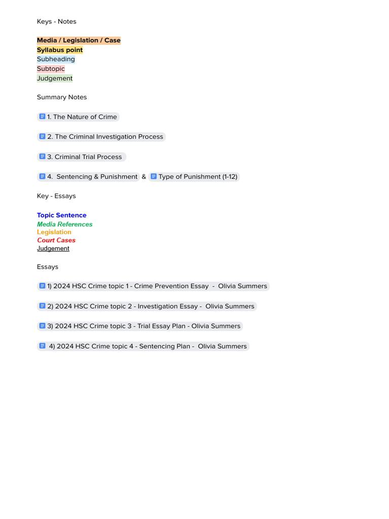 4 Sentencing Punishment Google Docs | PDF | Sentence (Law) | Crimes