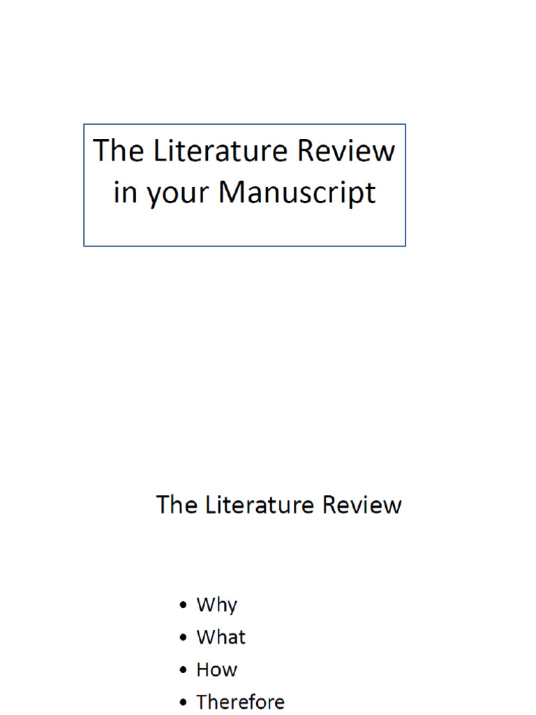 Literature Review | PDF